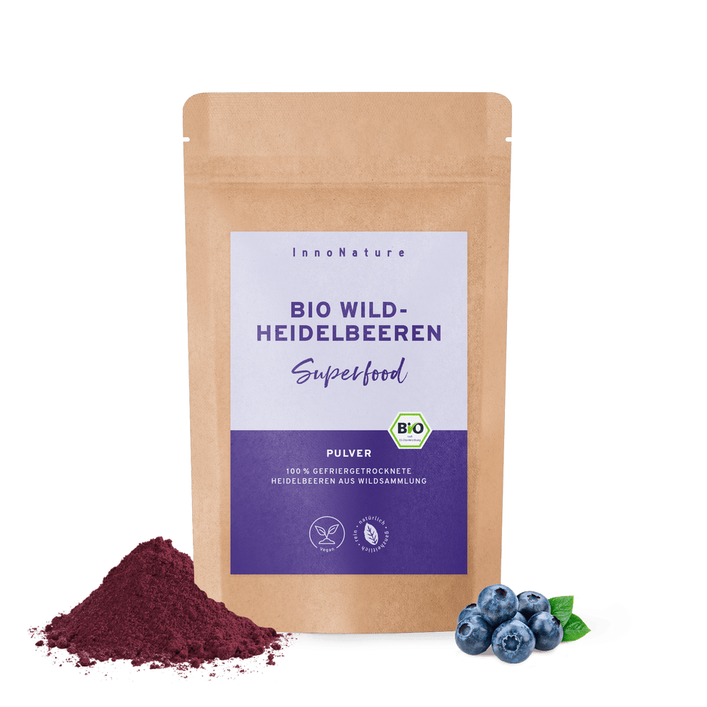 Bio Wildheidelbeeren Pulver - InnoNature